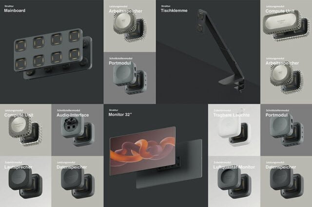 Modular Workstation Computer, modular PC that you build like a Lego