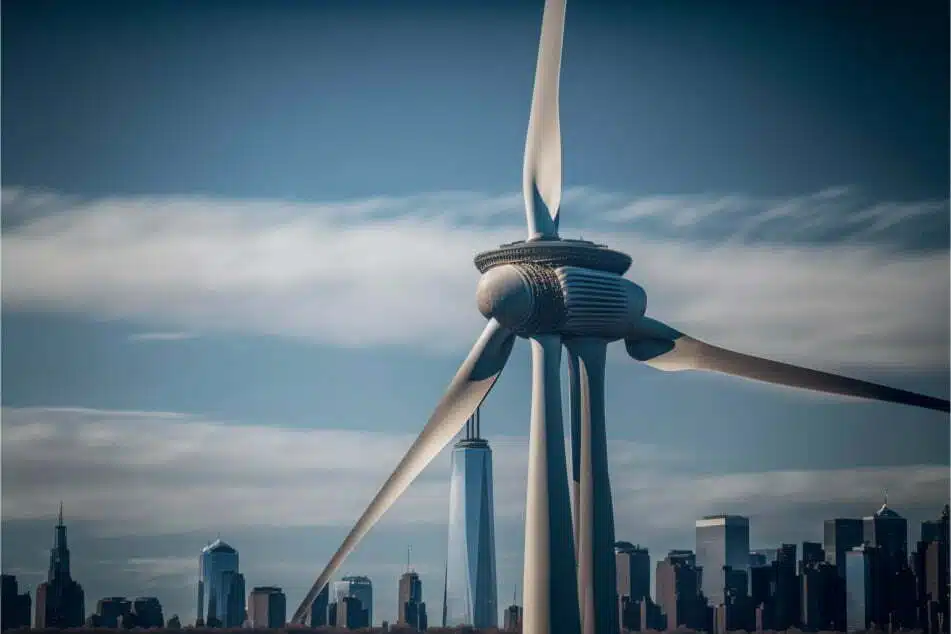 Giant wind turbines like skyscrapers, a new study makes them possible